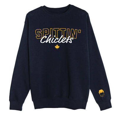 Spittin Chiclets Maple Leaf Center Crewneck - Barstool Sports Canada